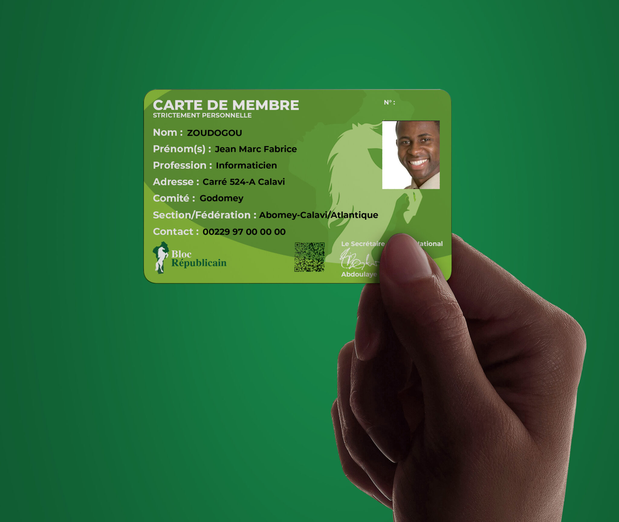 Bloc Républicain — Site officiel du Parti Bloc Republicain — Benin